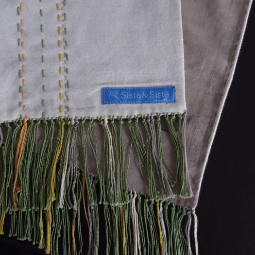 Ecoprinted Muslin Table Cover – Sista & Sista Made
